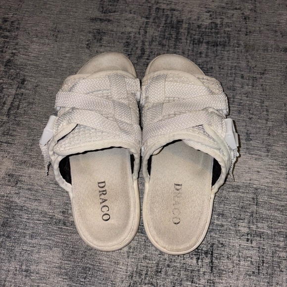 Shoes | Draco Slides White Reflective | Poshmark